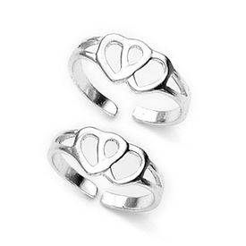 Lovely Sterling Silver Casted Toe Ring - Buy 925 Sterling Silver ...